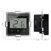E55-B - regulator temperatury, do ramki 55x55, czarny, Wi-Fi, 230V • Engo Controls